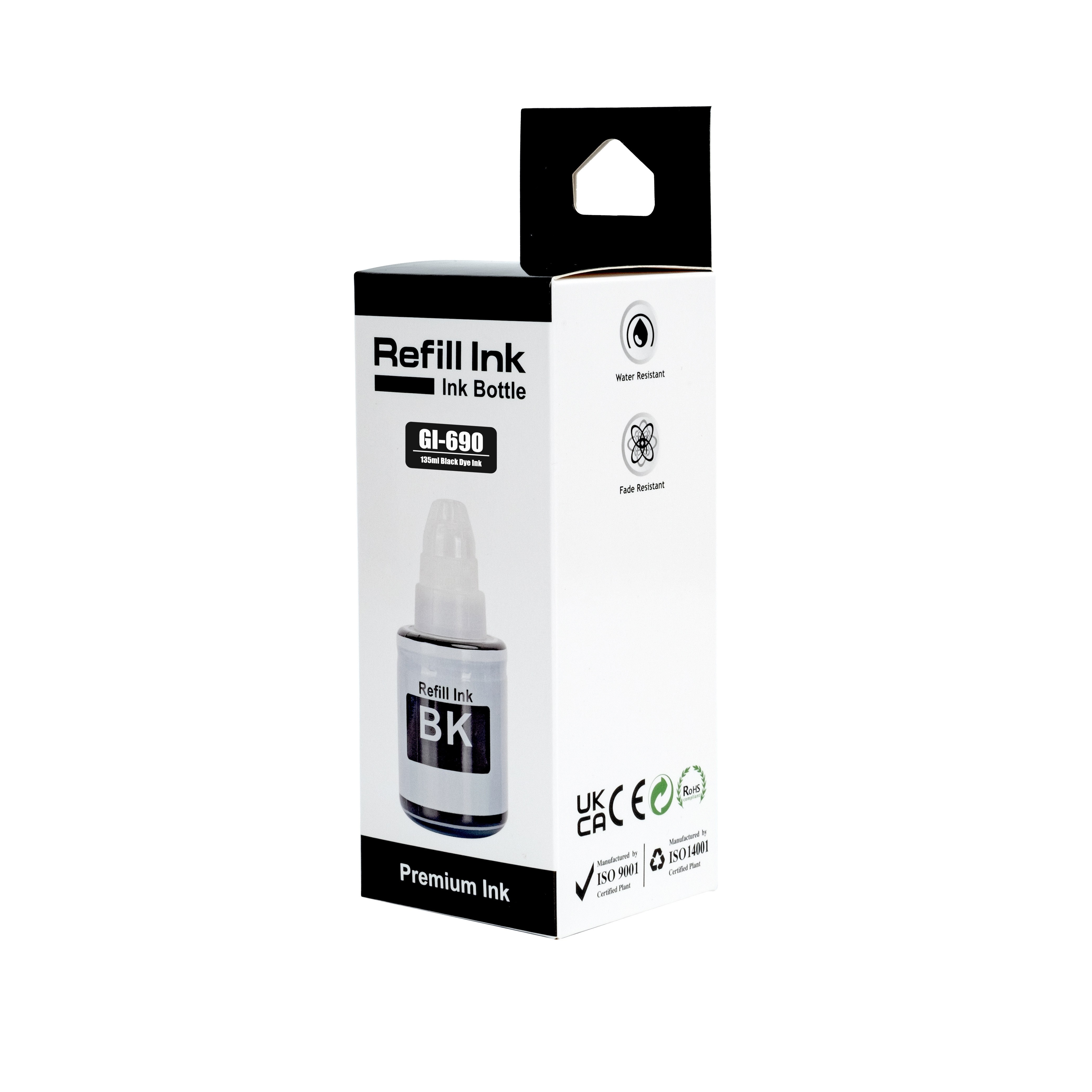 Canon GI690 Black EcoTank Ink Bottle 135ml